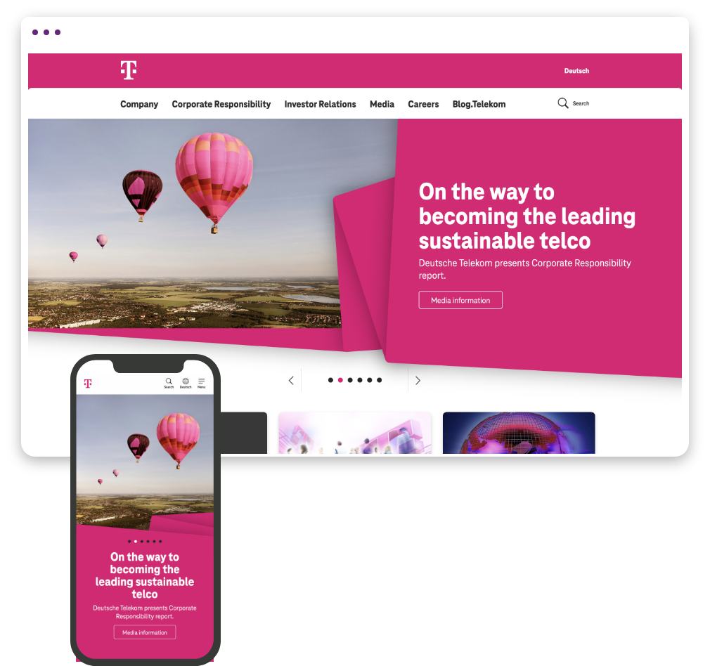 Deutsche Telekom | Telecommunications | Client Stories | CoreMedia CMS