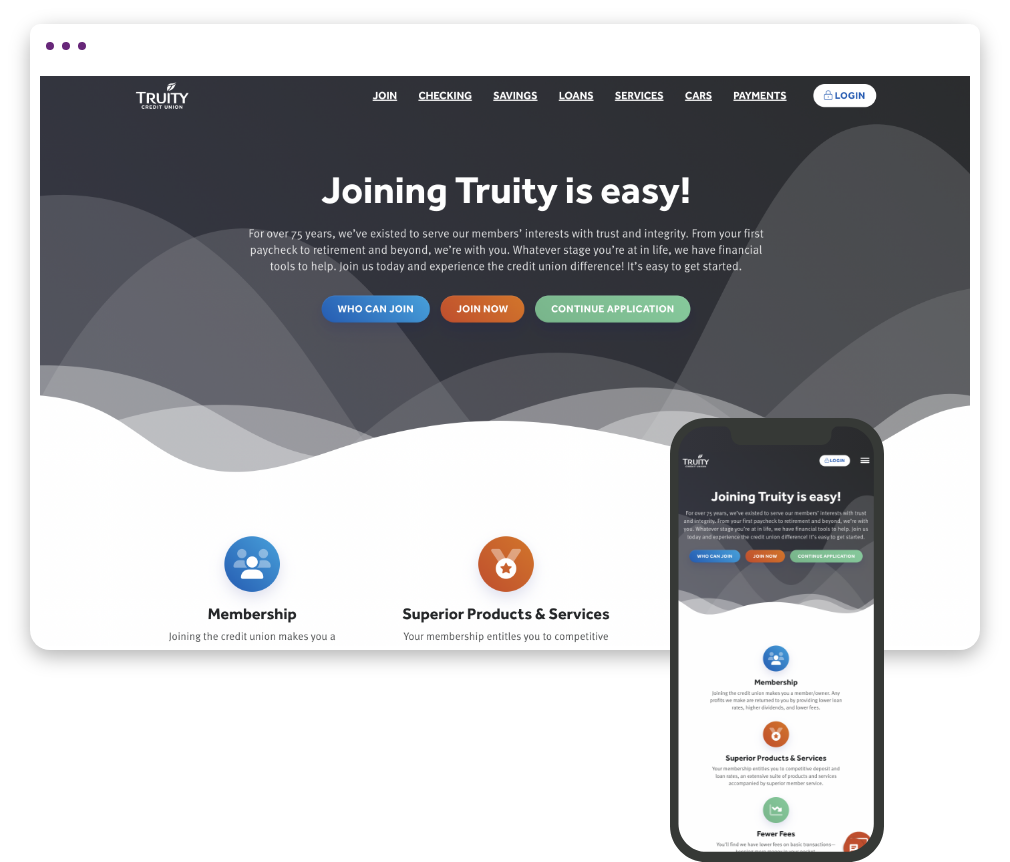 Truity Credit Union | Financial Services | Client Stories | CoreMedia CMS