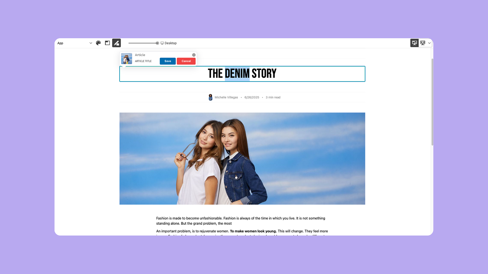 Einführung der In-Preview-Bearbeitung für CoreMedia Content Cloud CoreMedia